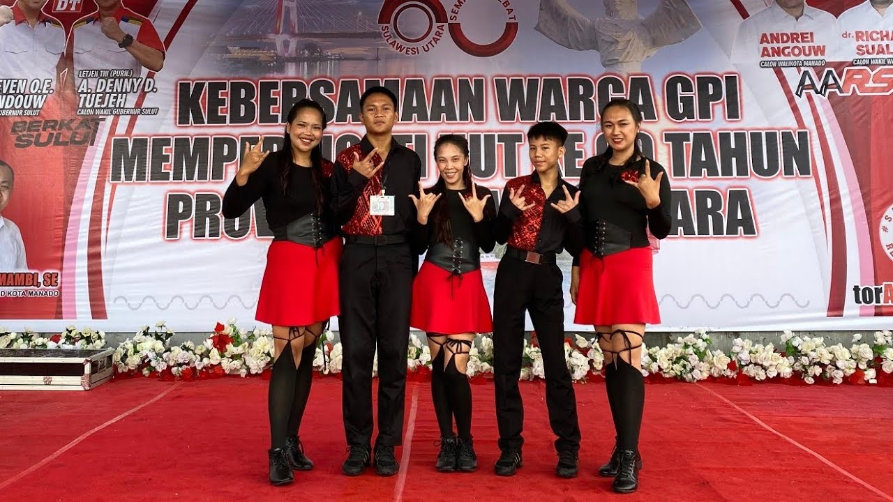 MENYALA ABANGKU STEVEN KANDOUW - LOMBA LINE DANCE - STARLIGHT'DC - YouTube