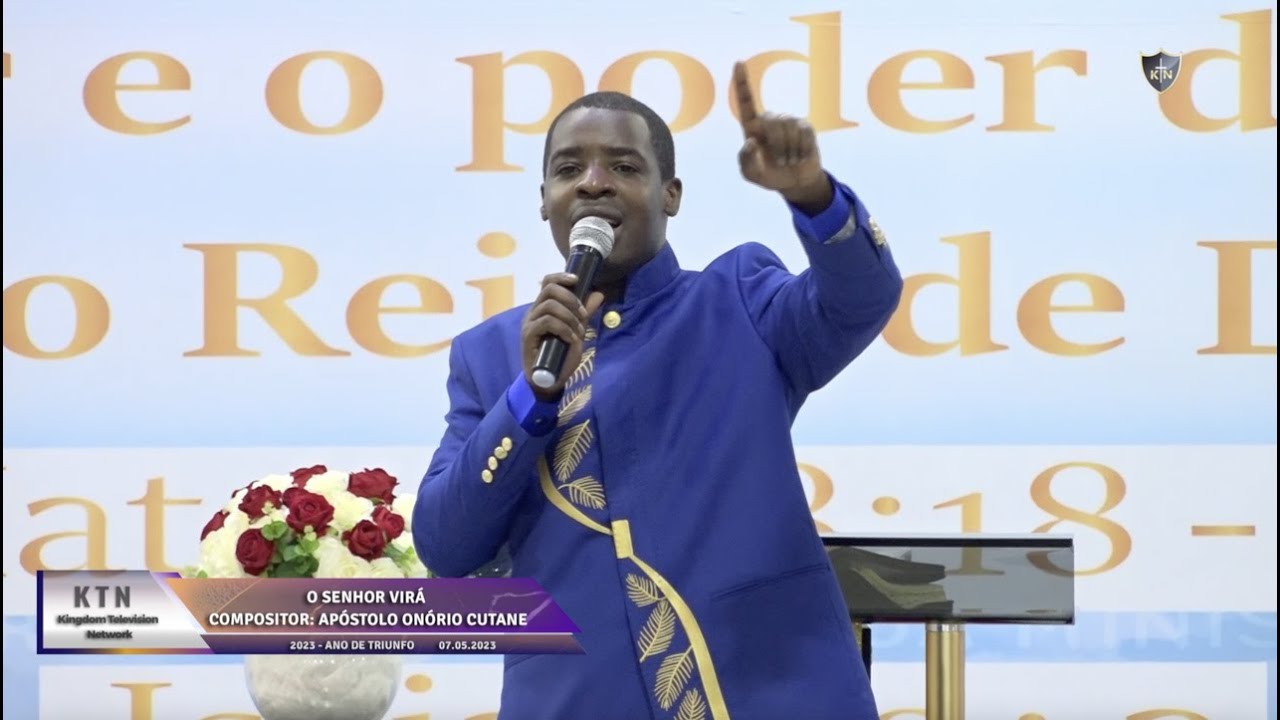 Louvor e adoração - O Senhor virá: Apóstolo Onório Cutane - YouTube