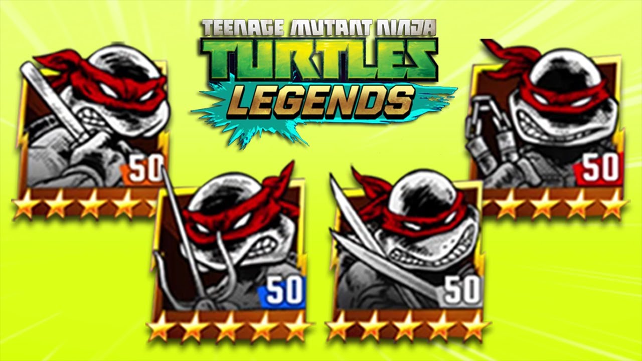 TMNT Legends Ninja Turtles Original Team - YouTube