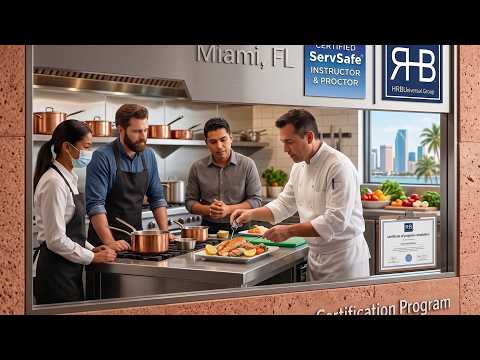 07/27/2026 Miami, FL ServSafe® Food Protection Manager Certification Program