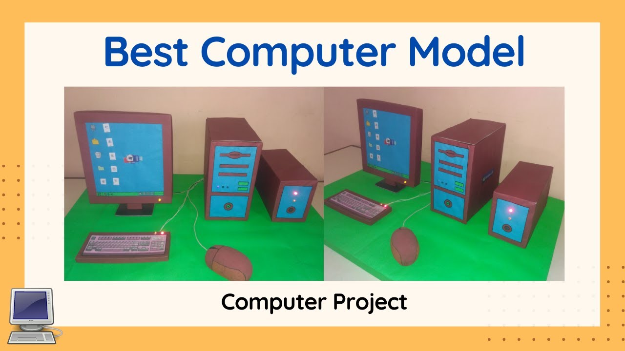 Best Computer Model Using Waste Material | Monitor | CPU | keyboard ...