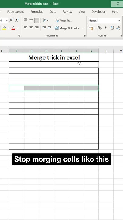 Merge trick in excel 💯 #exceltutorial #exceltips #exceltricks #spreadsheets - YouTube