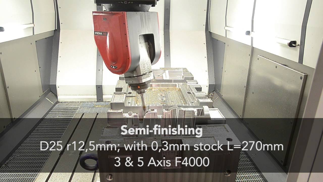 FIDIA MACHINE - GTF/Q high-speed milling machine - YouTube
