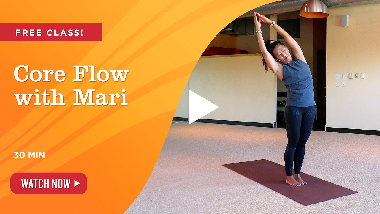 FREE: 30 Minute Core Yoga Flow with Mari - YouTube