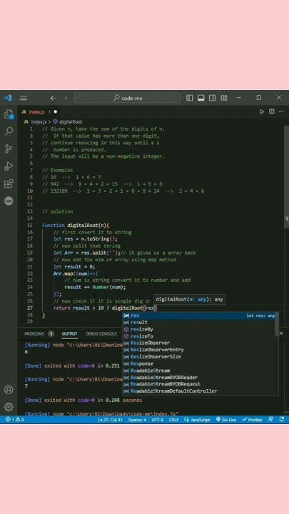 Javascript Programming Problem Solving Js Code Ytshorts Codingisfun Viralvideos Youtube