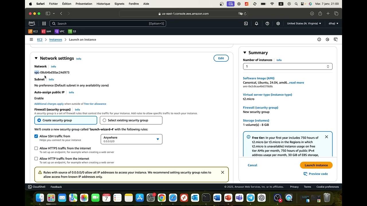 Darija Project - bash script automating data VM backup on AWS - Part 2 - YouTube