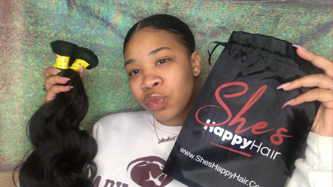 SHE’S HAPPY HAIR UNBOXING - YouTube