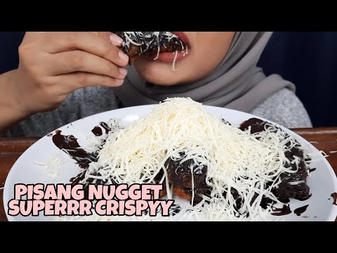 ASMR PISANG NUGGET PISANG CRISPY COKLAT KEJU | ASMR MUKBANG Indonesia