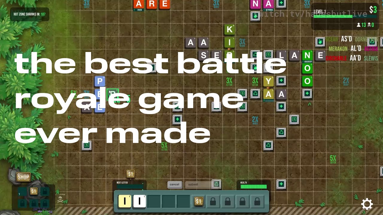 they turned scrabble into a battle royale game || Babble Royale - YouTube