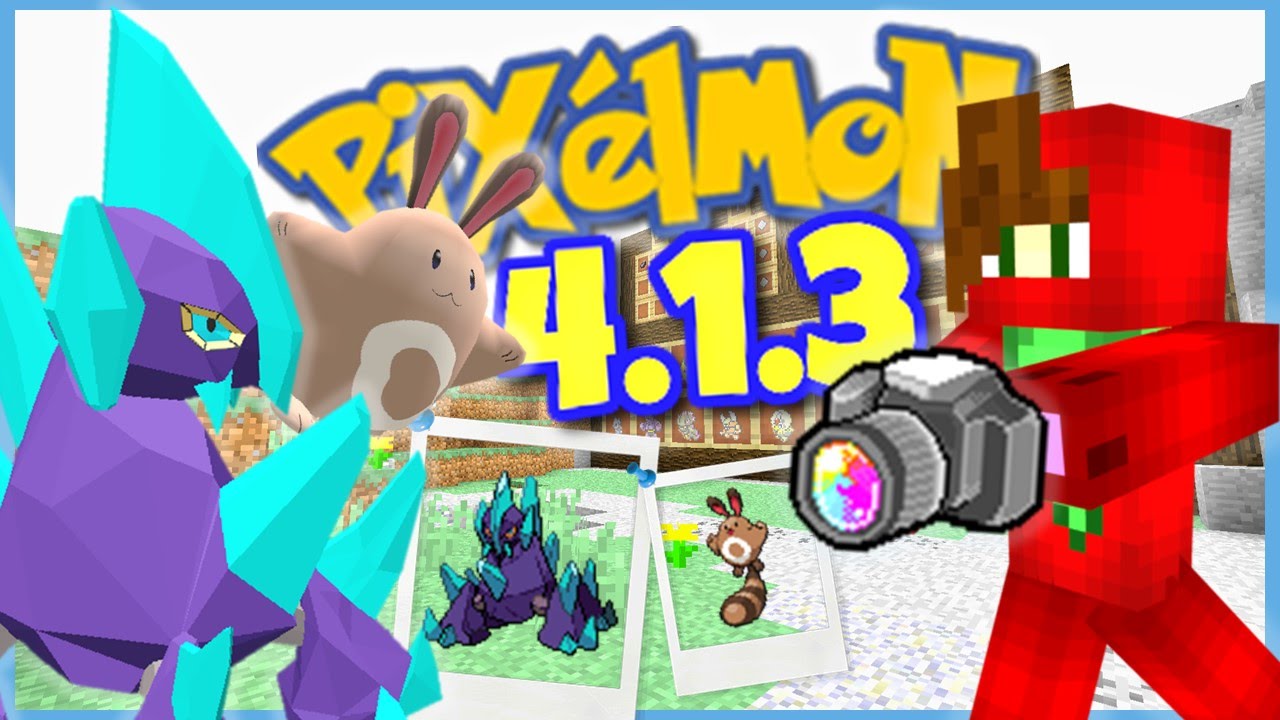MINECRAFT PIXELMON 4.1.2 + 4.1.3 UPDATE SHOWCASE CAMERAS POKEMON ...