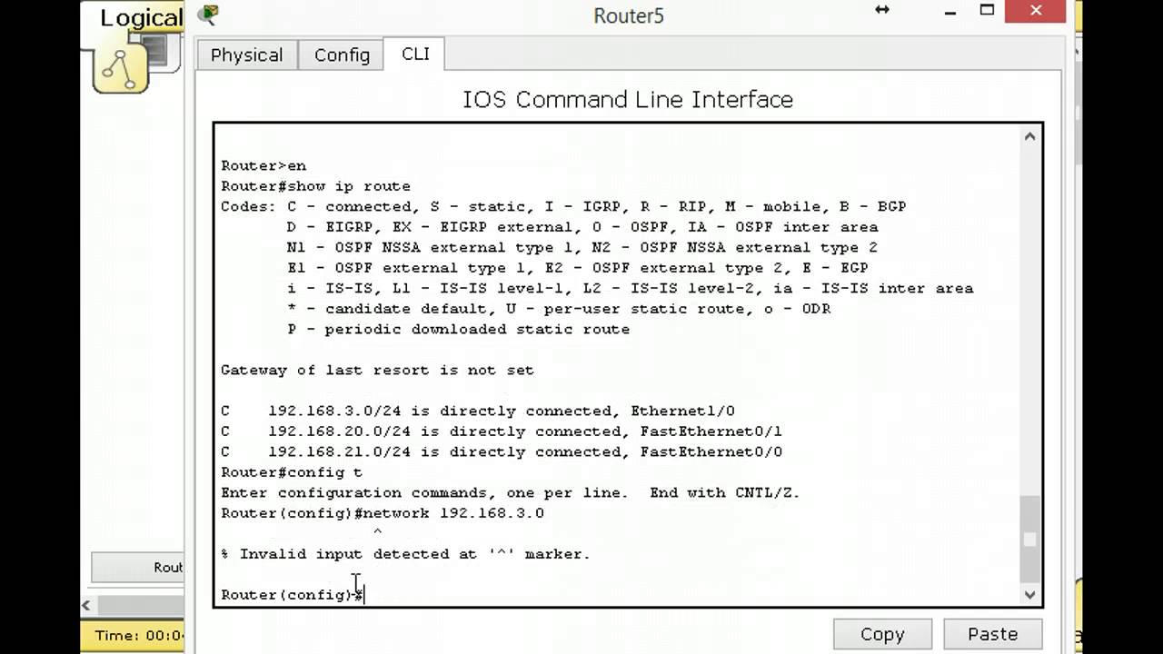 Configure RIP V1 - YouTube
