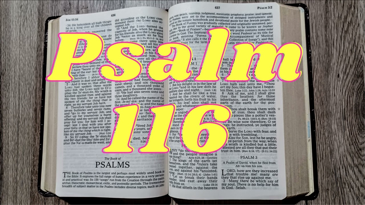Psalm 116 KJV Audio Holy Bible YouTube Psalm 116 KJV Audio Holy Bible YouTube