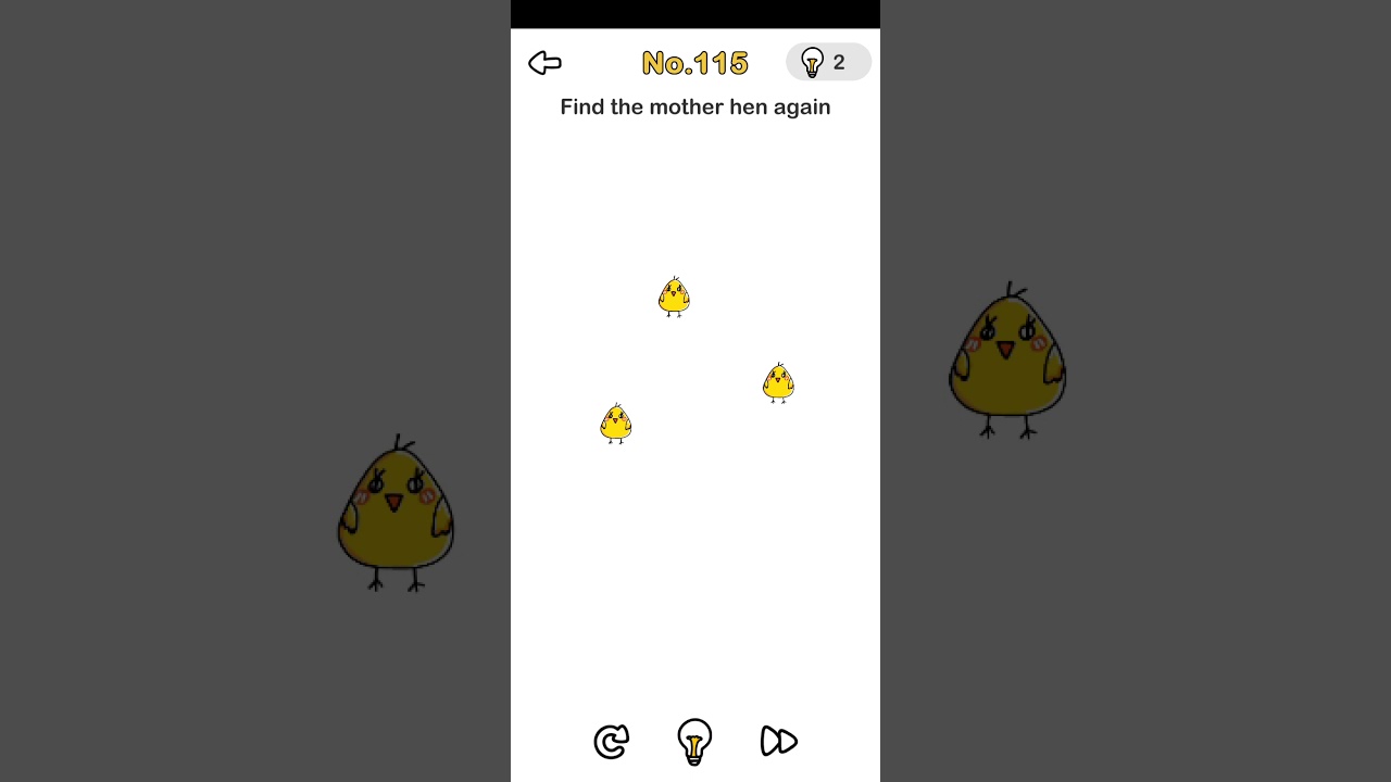 Brain out level no 115 Find the mother hen again - YouTube