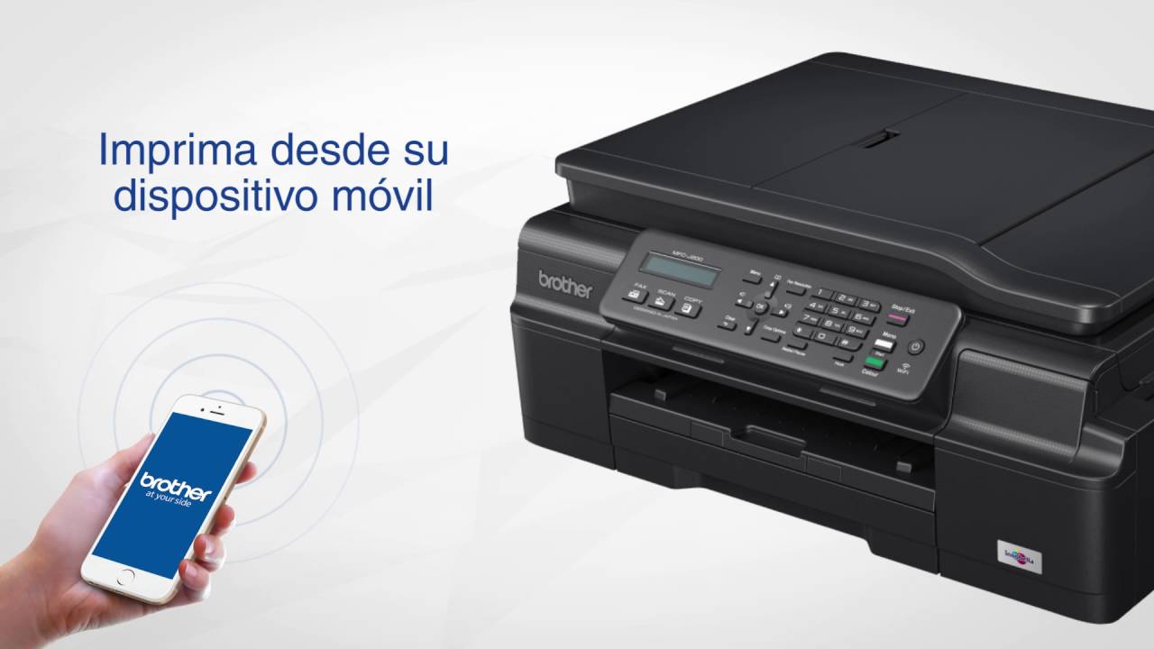 Multifunción Inkjet Brother MFC J200 con WiFi - YouTube