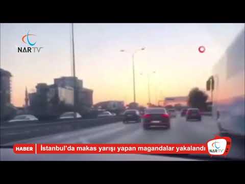 İstanbul’da makas yarışı yapan magandalar yakalandı