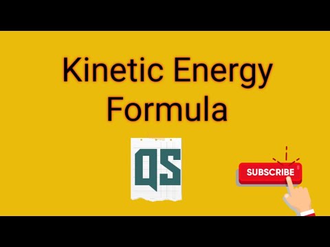 Derive kinetic energy formula by dimensional analysis - YouTube