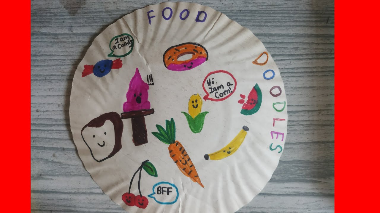 Food doodles | doodles to draw | easy doodles for kids | doodle food ...