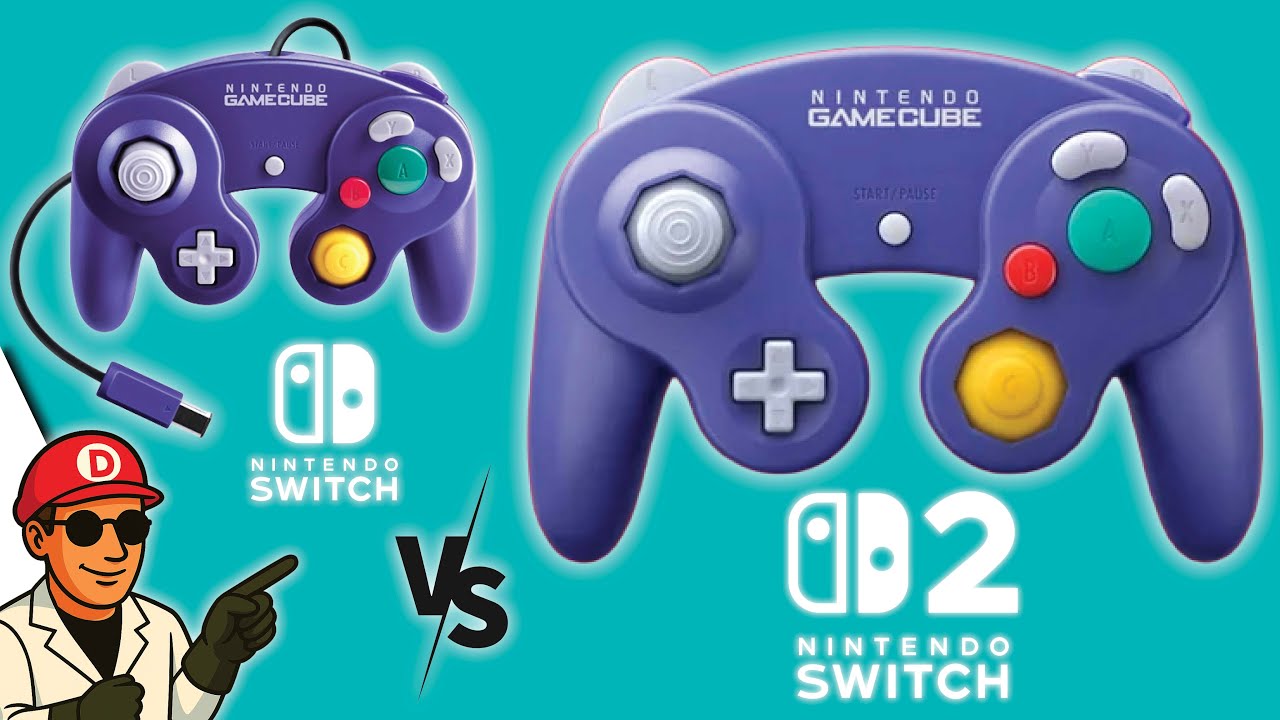 Game Cube Controller Nintendo Game Cube Vs Switch 2 Full Unboxing 4k ...