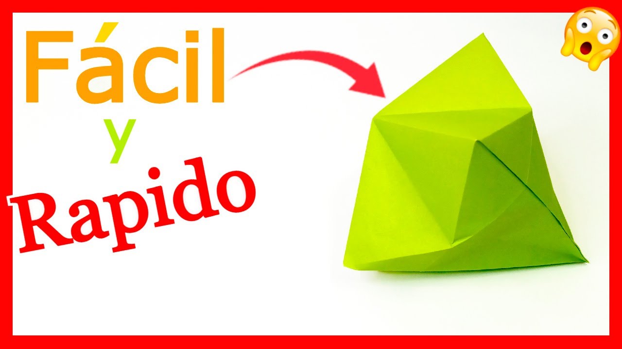Como hacer DIAMANTE DE ORIGAMI(Diamante de Papel)Fácil - YouTube
