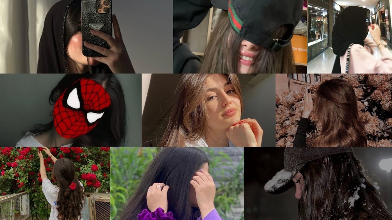 👻stylish hidden face girls dpz | 🦋Snapchat hide face poses | dp ...