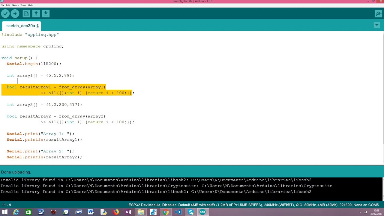 Esp32 Cpplinq The All Operator Youtube 3521