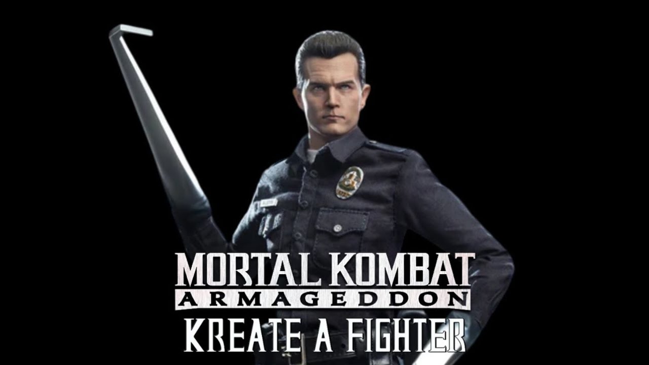 Mortal Kombat Armageddon: Kreate A Fighter - Terminator (T-1000) - YouTube