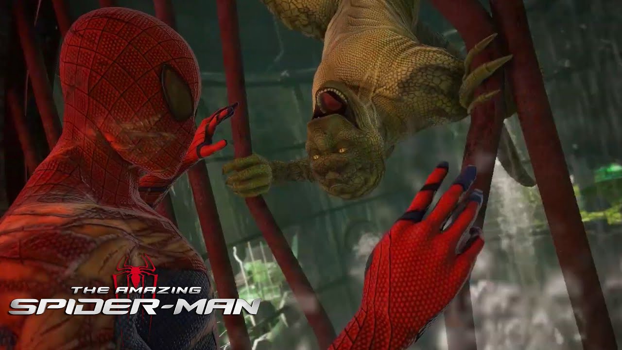 The Amazing Spider-Man Game - Fight With Lizard (Final fight) - YouTube