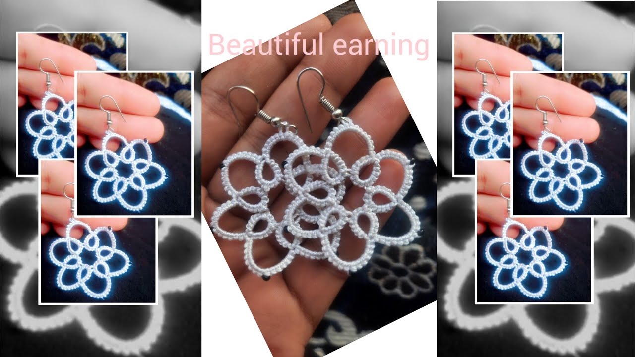 Shuttle Earring Handwork Tutorial - YouTube