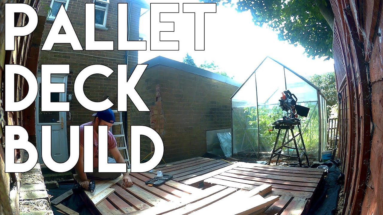 Pallet deck build - YouTube