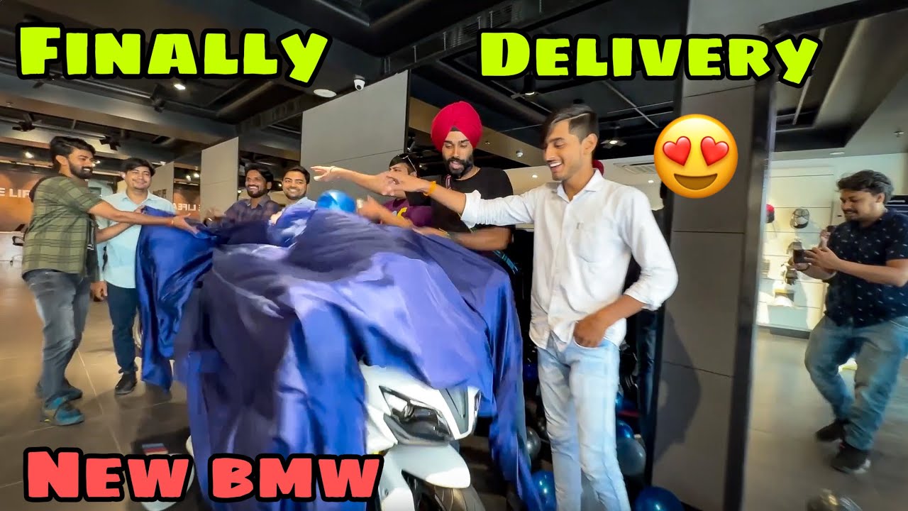 Finally taking Delivery of our DREAM BIKE 😍 BMW - YouTube