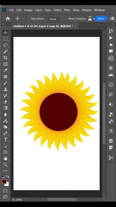 How to duplicate objects around a circle | Photoshop tutorials | Easy steps - YouTube