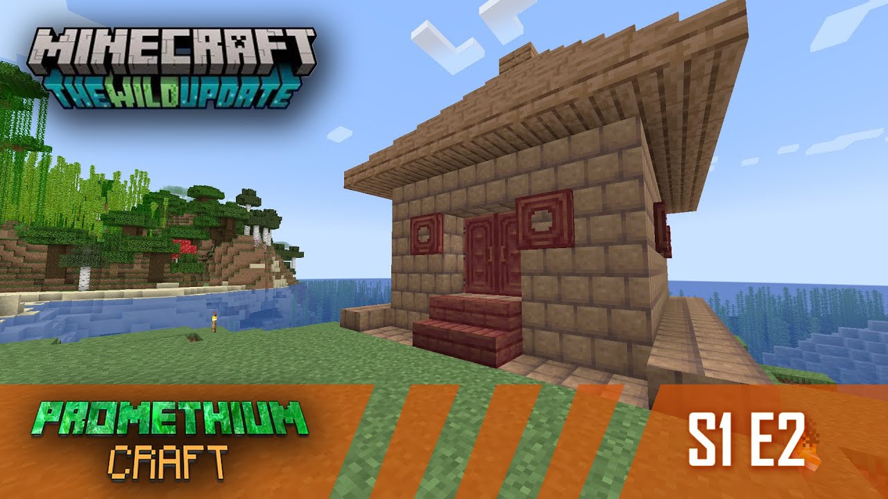 New Mud Blocks, Village Raid & Starter House - Promethium Craft - S1E2 ...