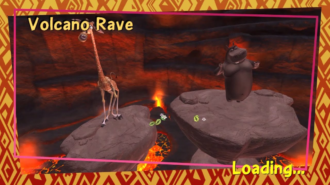 Madagascar: Escape 2 Africa-Part 8-Volcano Rave(Melman Vs Moto Moto ...