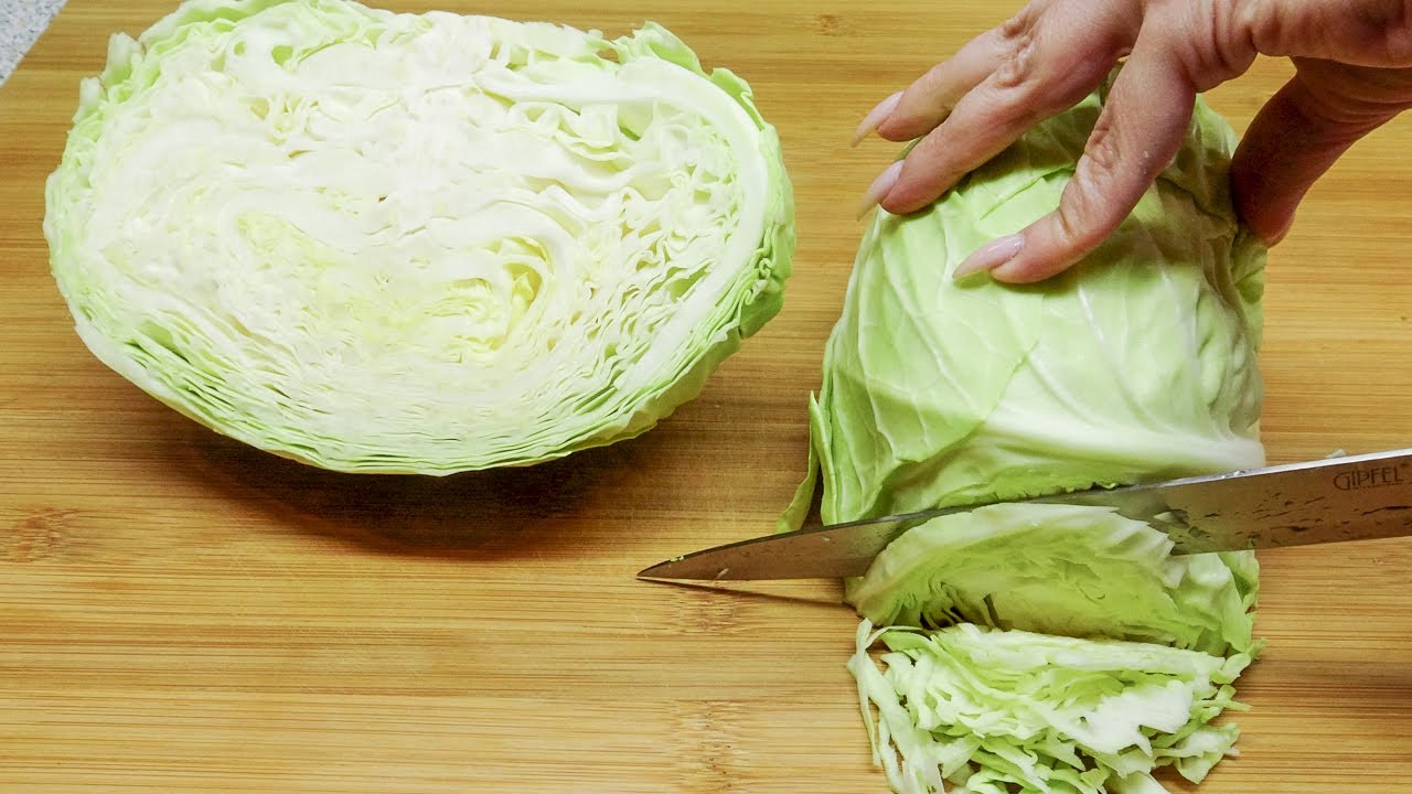 Repollo delicioso! ¡Una receta rápida de repollo en 10 minutos #12 ...