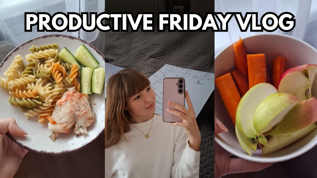 productive Friday vlog 🌟 healthy habits during busy days - YouTube