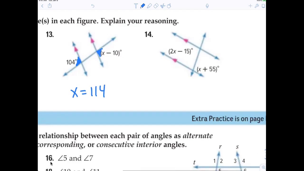 Geometry section 2-7 - YouTube