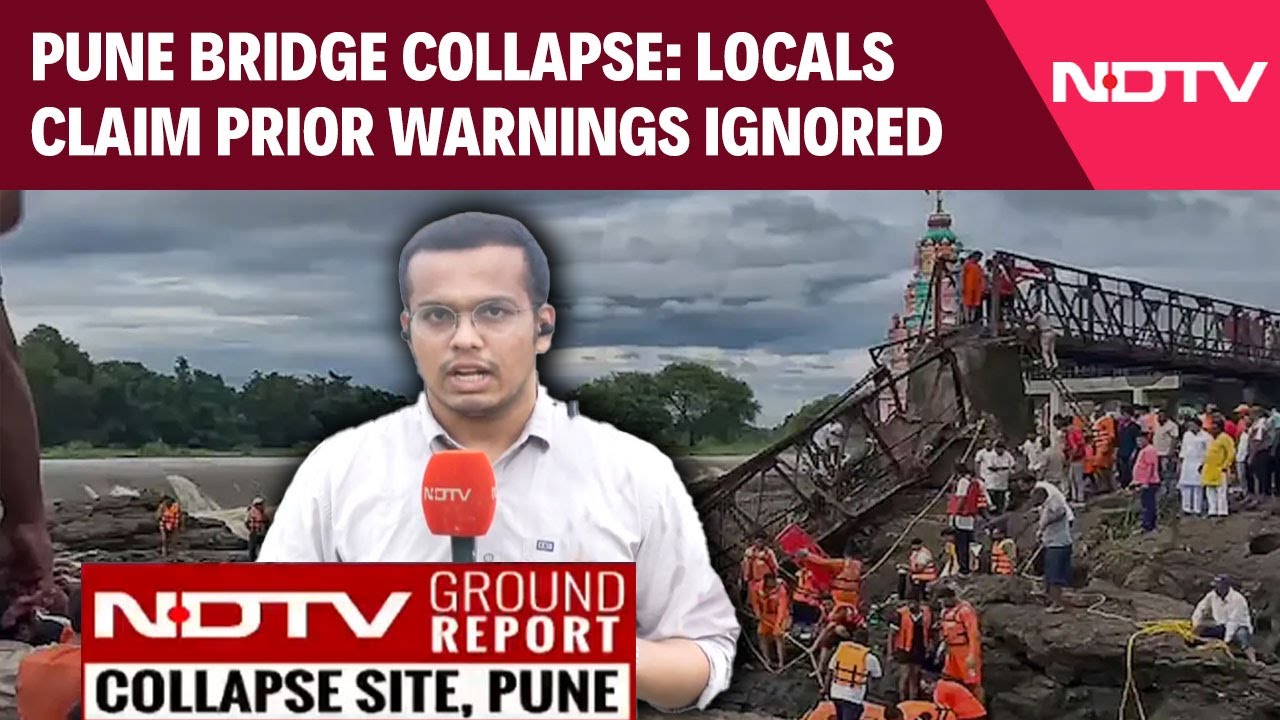 Pune Bridge Collapse News | 4 Killed In Pune Bridge Collapse: NDTV ...