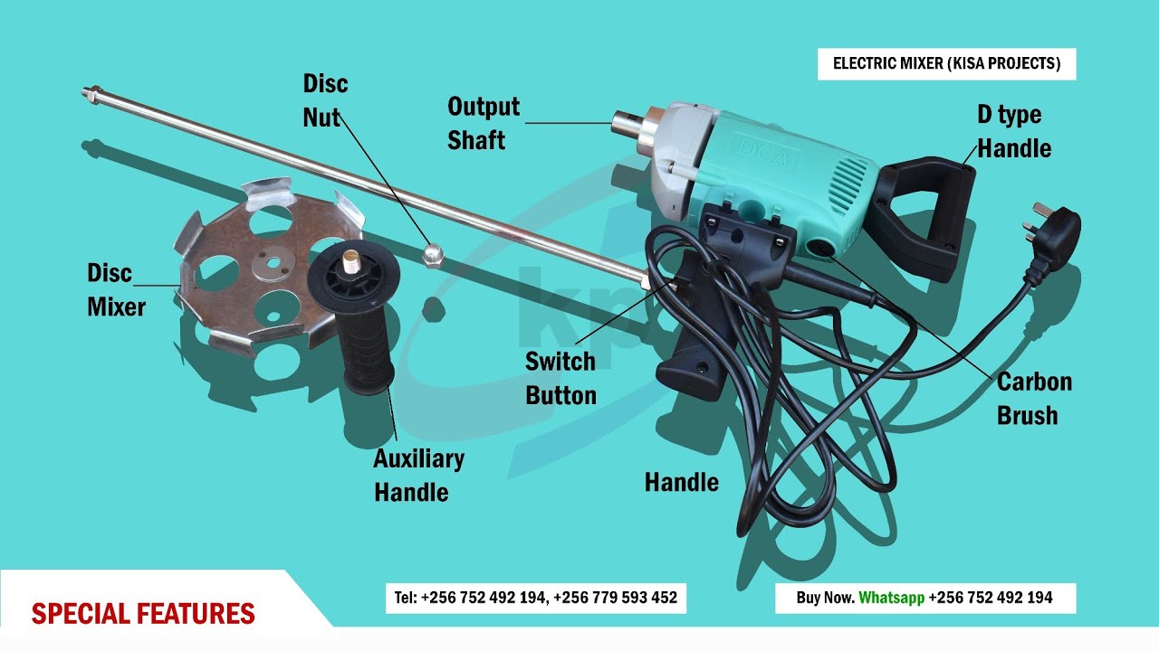HOW TO ASSEMBLE A PROFESSIONAL ELECTRIC MIXER - YouTube