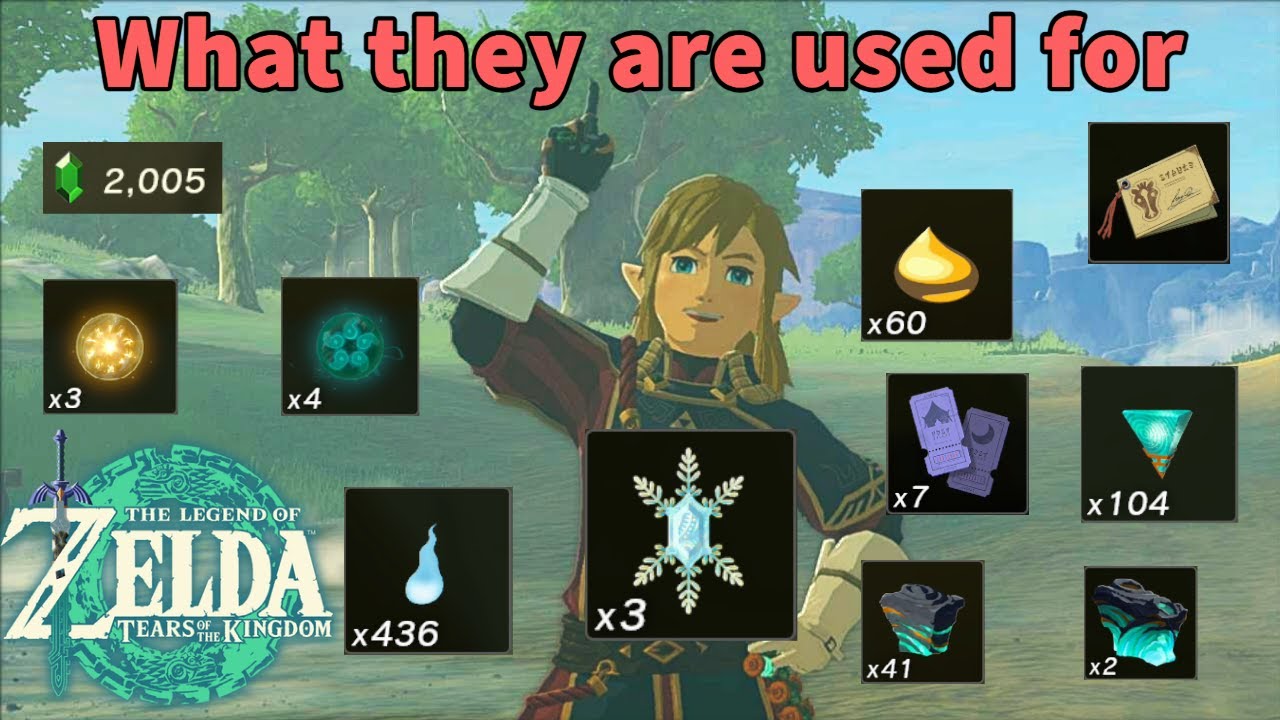 NEW special items in TOTK and what they are used for - YouTube