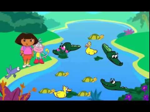 Dora Crocodile Lake Games Dora The Explorer - YouTube