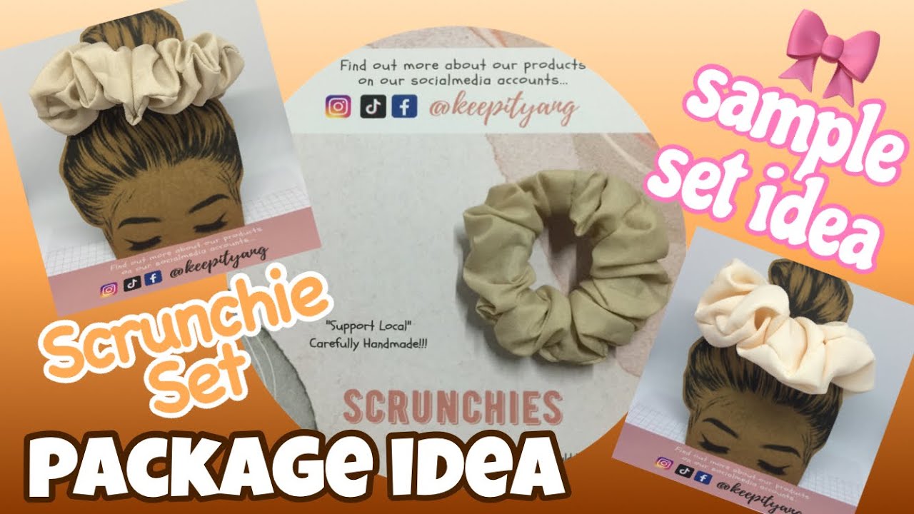 Easy Scrunchies DIY Packing Ideas for Gifts and Business ft. KEEP IT ...