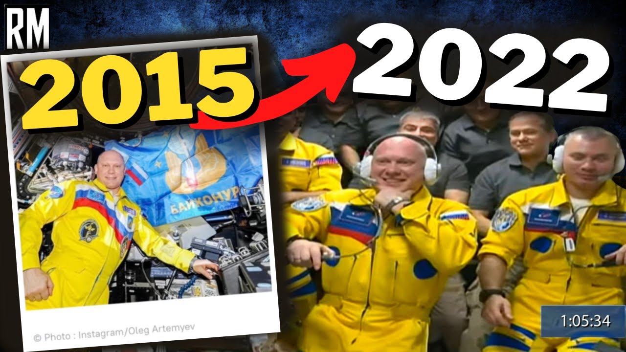 Russian Cosmonauts Wearing Ukrainian Colors? | Mass Media Narrative ...