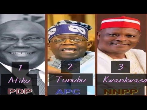 Dr rabi'u Musa kwankwaso, atiki abubakar, Bola tinibu waye yadace dayin mulkin Nigeria??