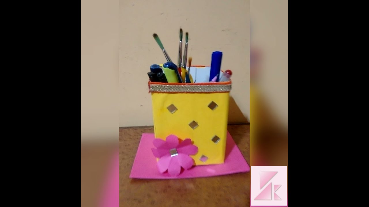 DIY penbox | penbox with soap box | easy to make - YouTube