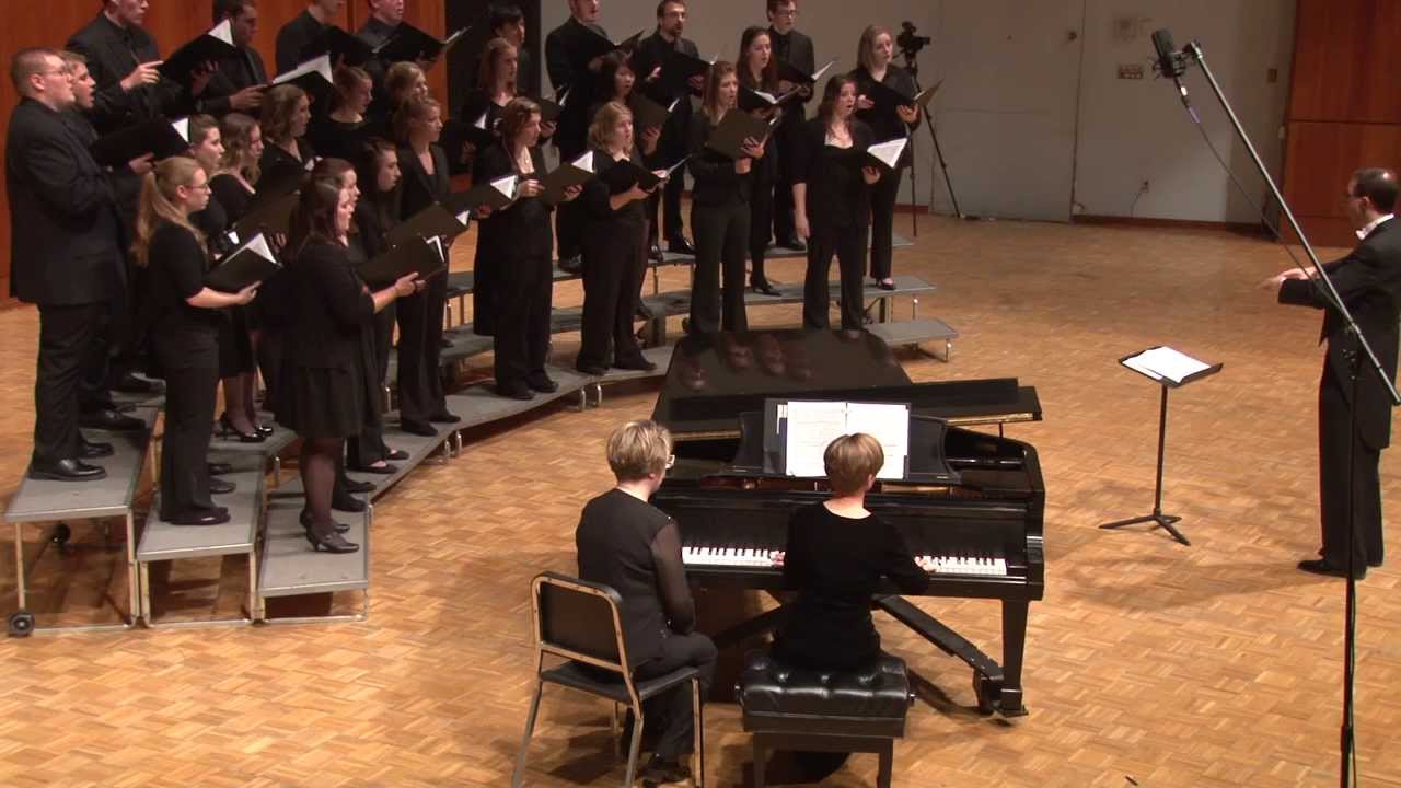 Seth Houston conducts Carroll University Concert Choir in Brahms, An ...