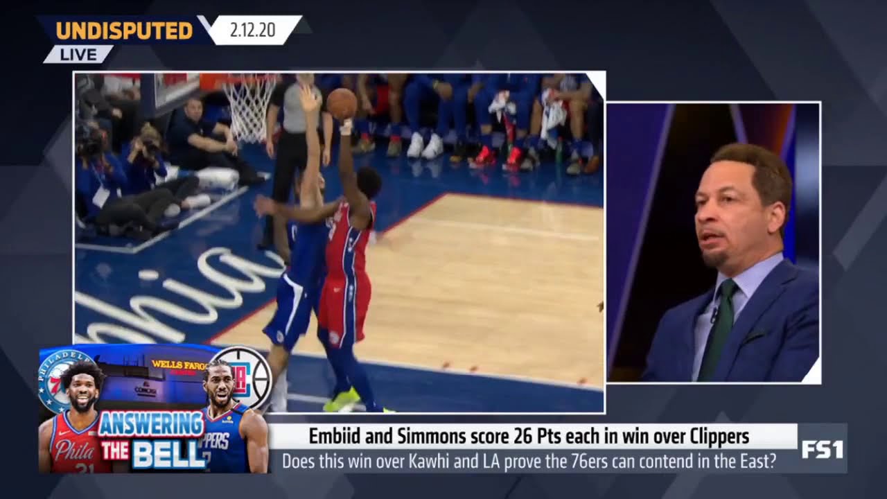 UNDISPUTED | Skip & Shannon "reacts" Embiid-Simmons score 26-pts each ...