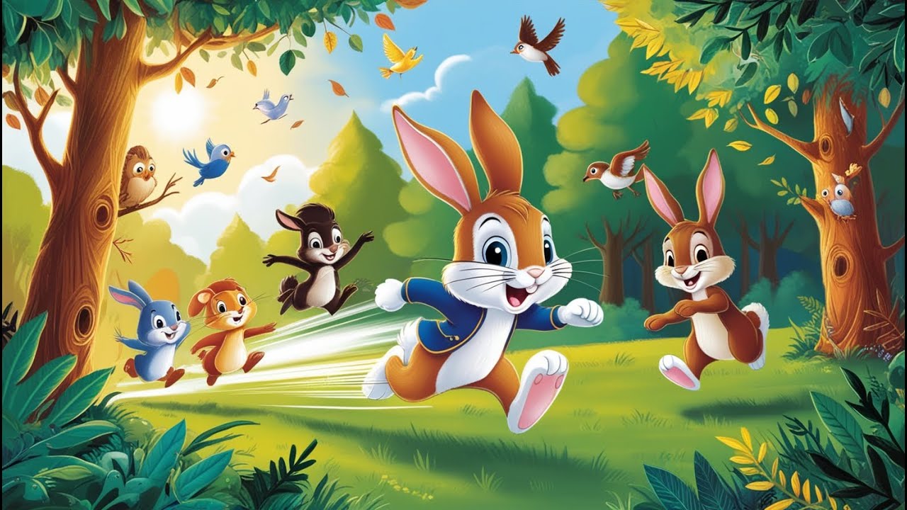 Kids Short Story | Rabbit Turtle | Moral Story for Kids #kidsvideo # ...