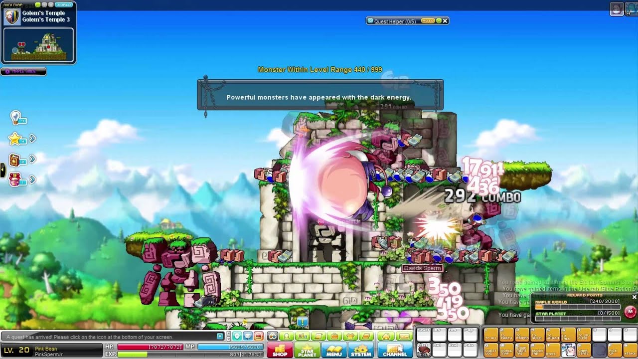 Maplestory Pink Bean Lvl10~30 Leveling Guide - YouTube