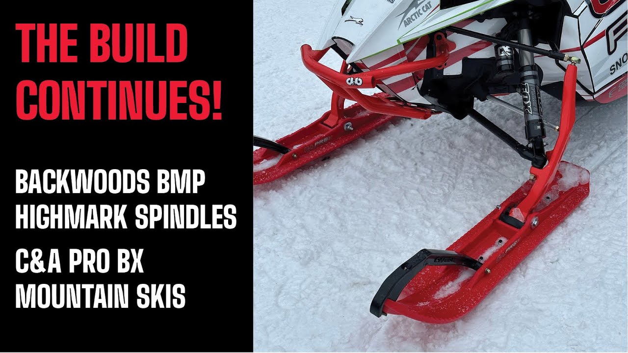 BackwoodsBMP Highmark Spindles & C&A BX Ski Install on Arctic Cat Alpha ...