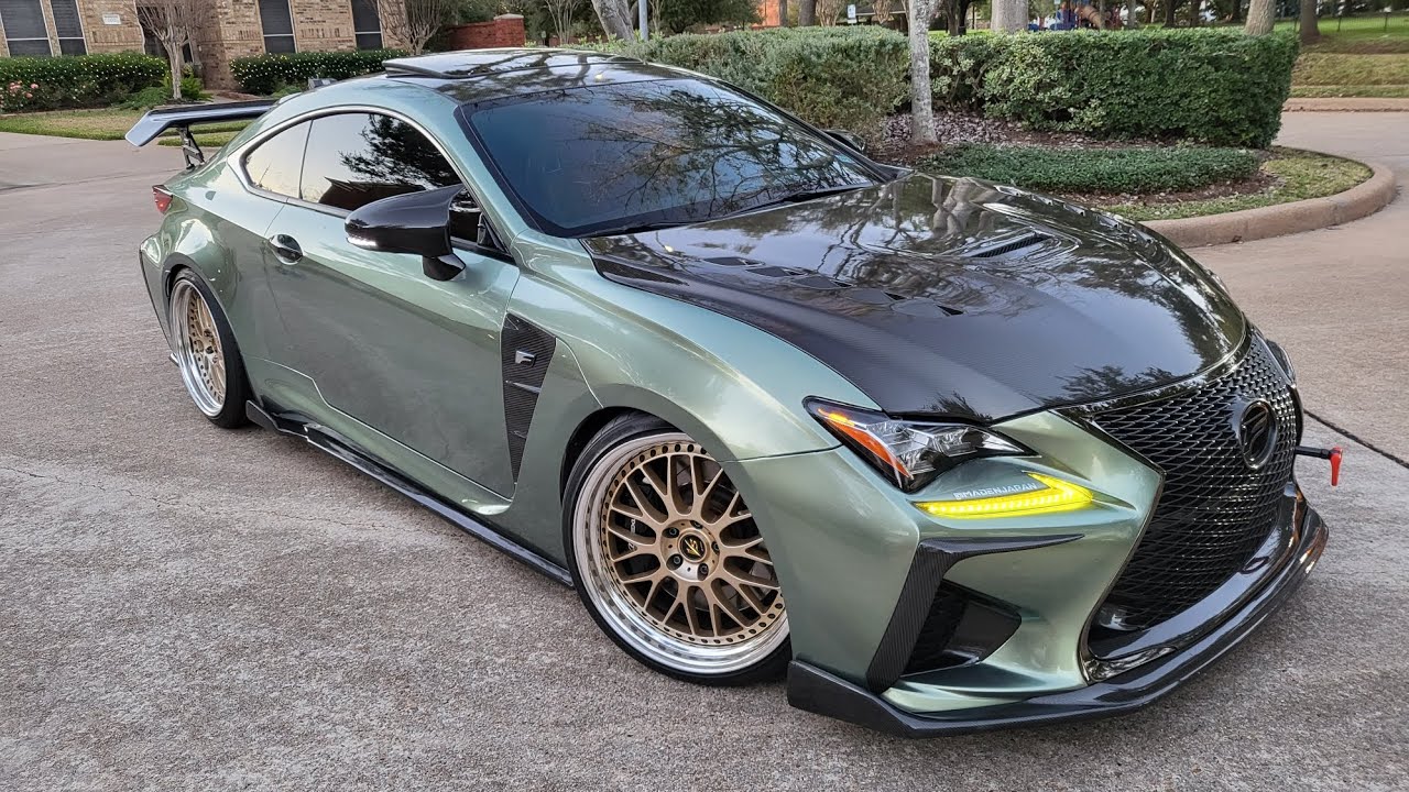 Lexus RCF new color reveal - YouTube
